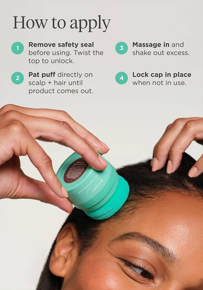 Briogeo Dry Shampoo Puff Universal For All Hair Colors