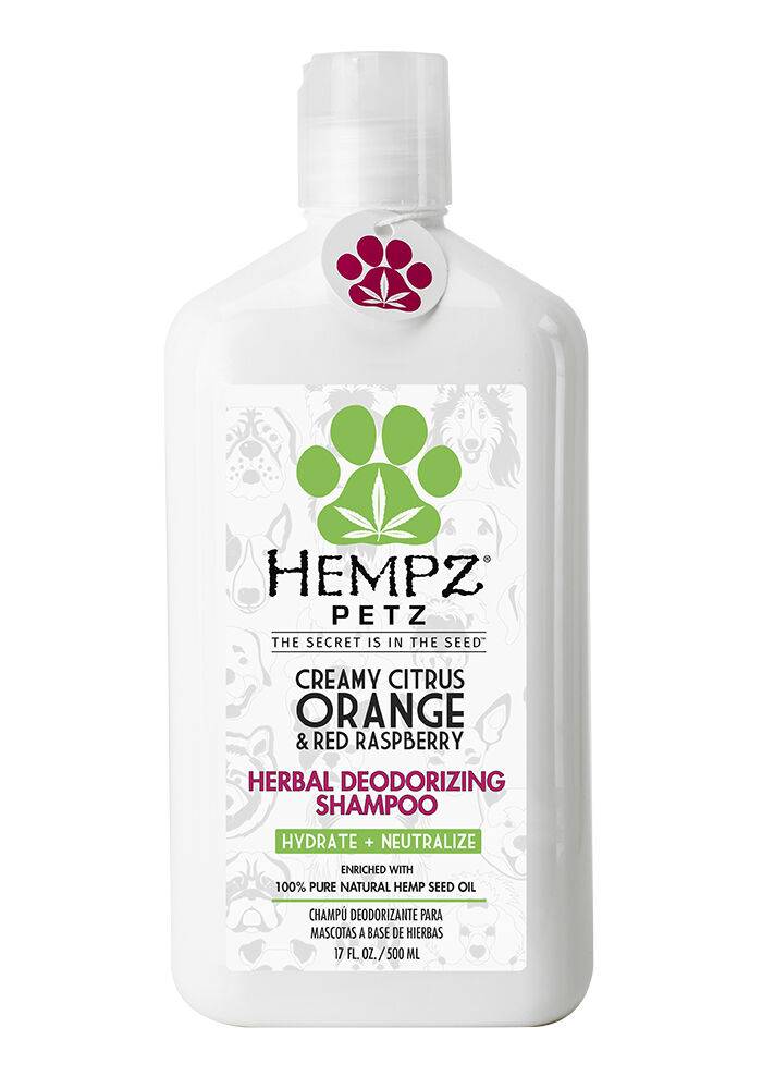 Hempz Petz Deodorizing Shampoo Citrus Orange & Red Raspberry