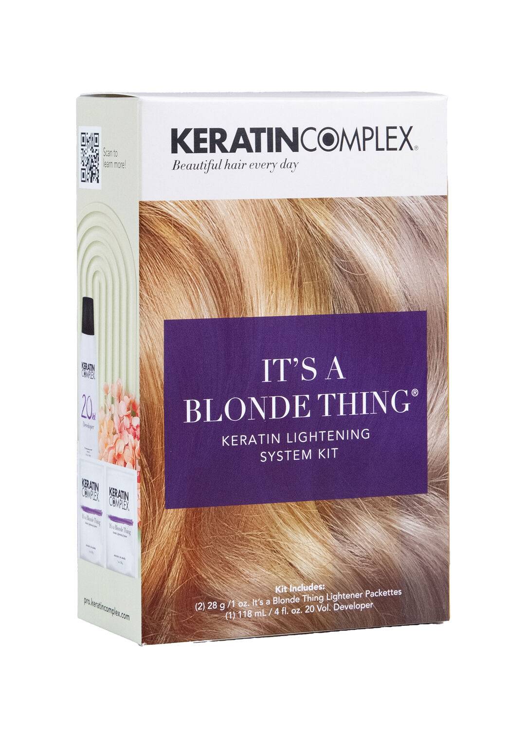 Keratin Complex It's a Blonde Thing Keratin Lightening System Sample Kit