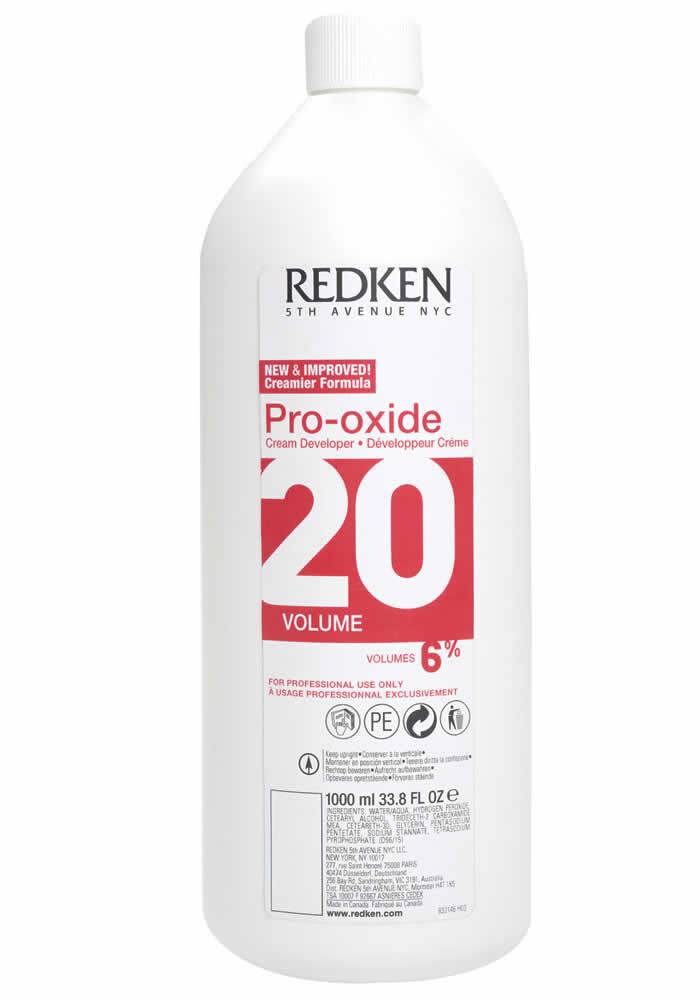 Redken PRO-OXIDE Cream Developer 20-Volume For Lightener and Hair Color