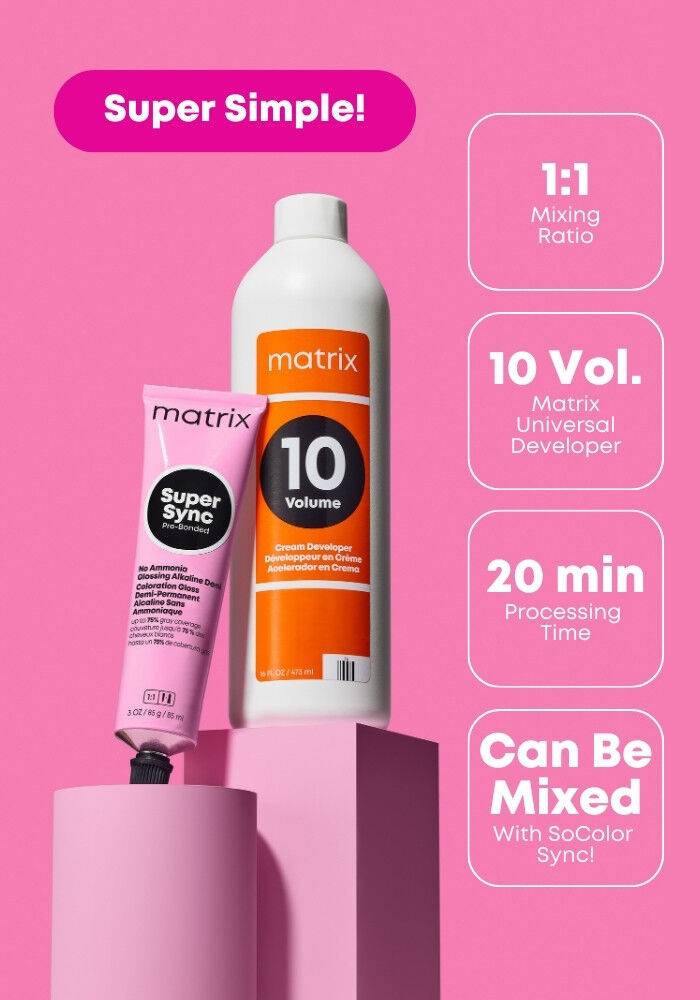 Matrix Super Sync Pre-Bonded Alkaline Demi