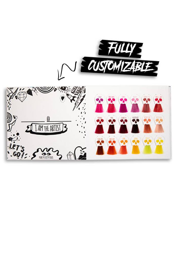 Pulp Riot Semi-Permanent Haircolor Swatch Book