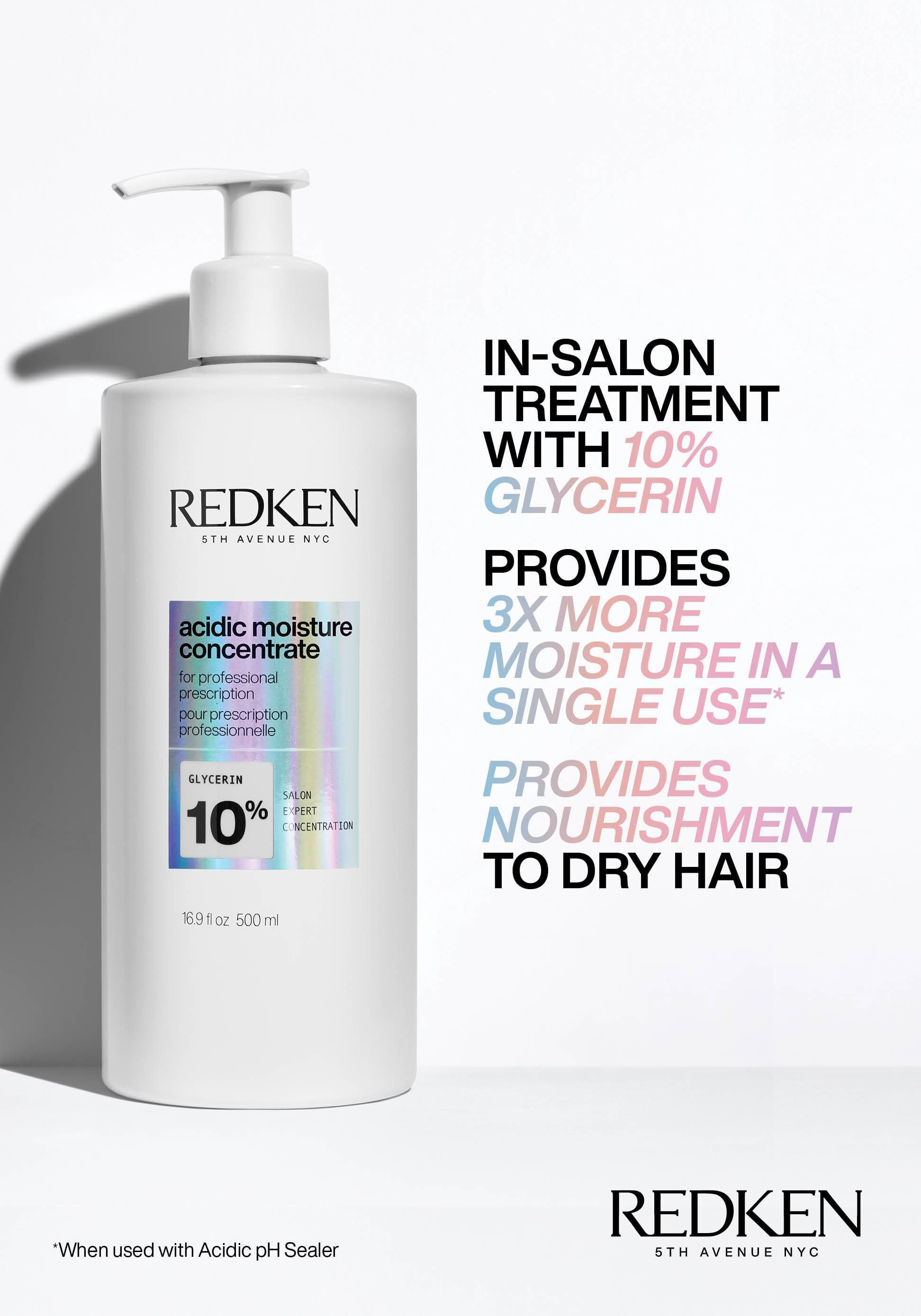 Redken Acidic Moisture Concentrate – Salon Exclusive Customizable Treatment