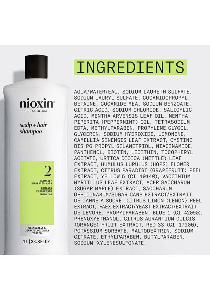 Nioxin Scalp + Hair Thickening System 2 Shampoo