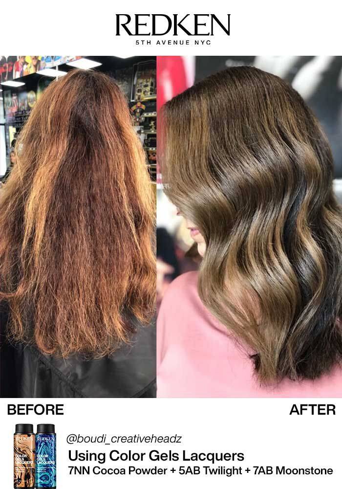 Redken Color Gels Lacquers Permanent Liquid Color For Hair Color 2 oz.