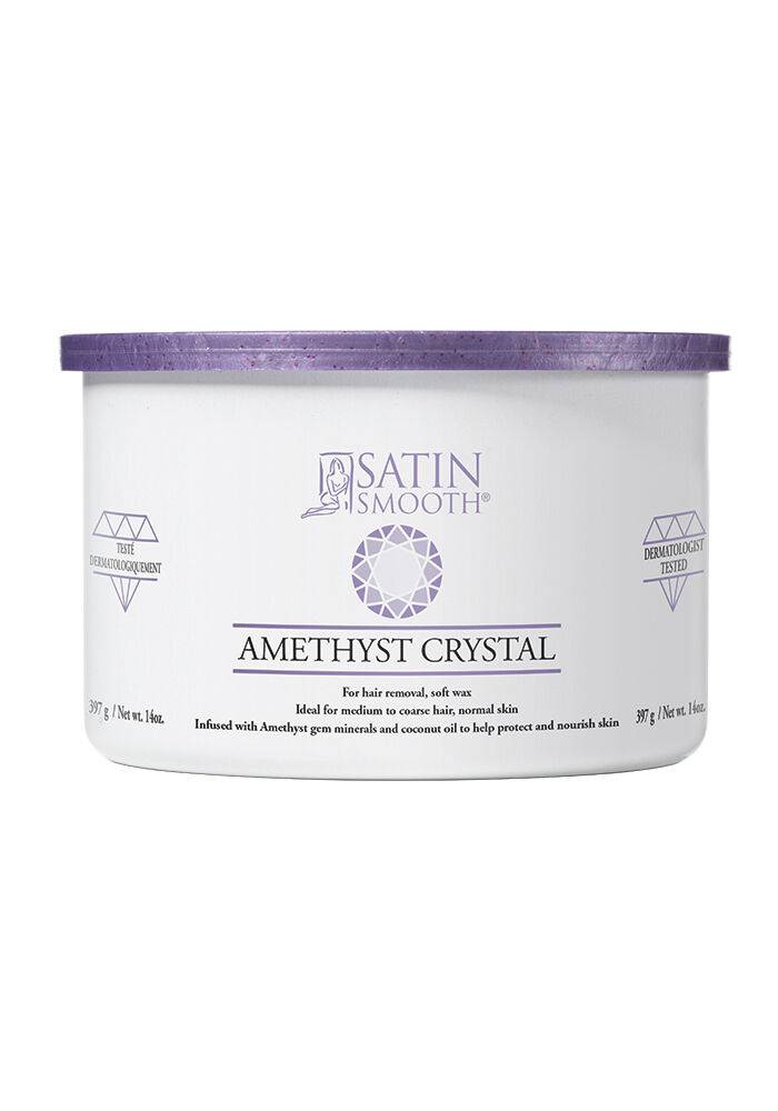 Satin Smooth Soft Amethyst Crystal Wax