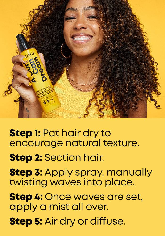 Matrix A Curl Can Dream Scrunch N' Go Defining Spray for Waves