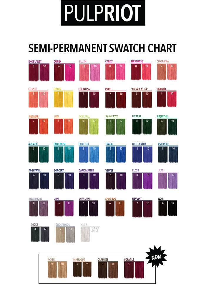 Pulp Riot NEW! Semi-Permanent Haircolor