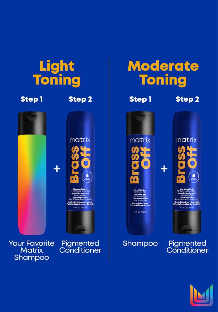 Matrix Brass Off Blue Pigmented Toning Conditioner