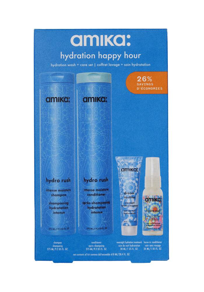 amika Hydration Happy Hour Wash + Care Set