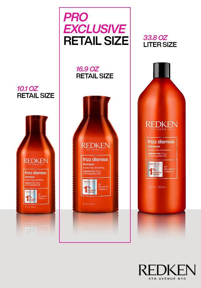 Redken Frizz Dismiss Sulfate Free Shampoo for Frizzy Hair