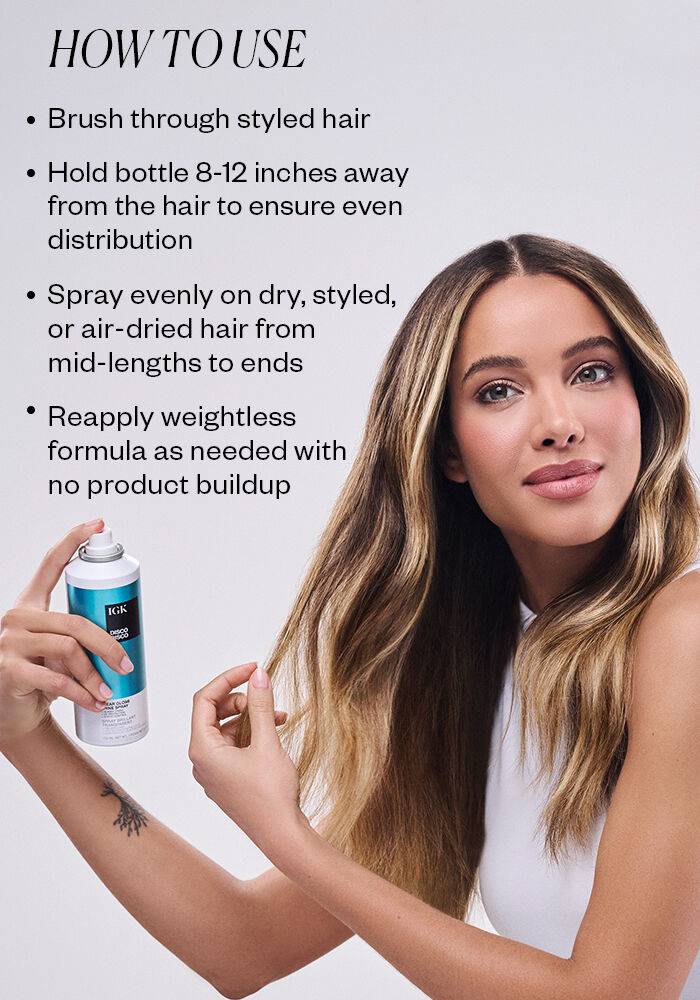 IGK Disco Disco Clear Gloss Shine Spray