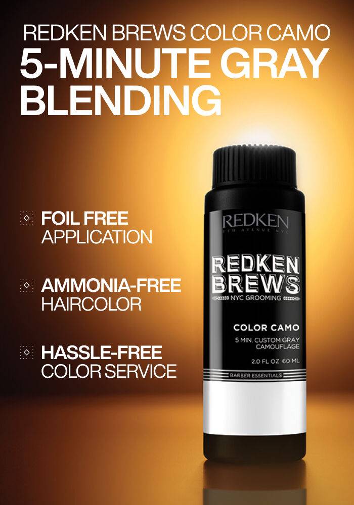 Redken Brews Color Camo 5 Minute Custom Gray Camouflage
